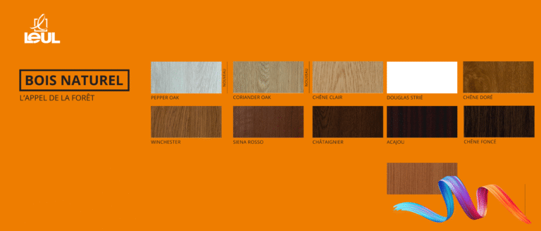 Nouveau nuancier PVC - LEUL Menuiseries